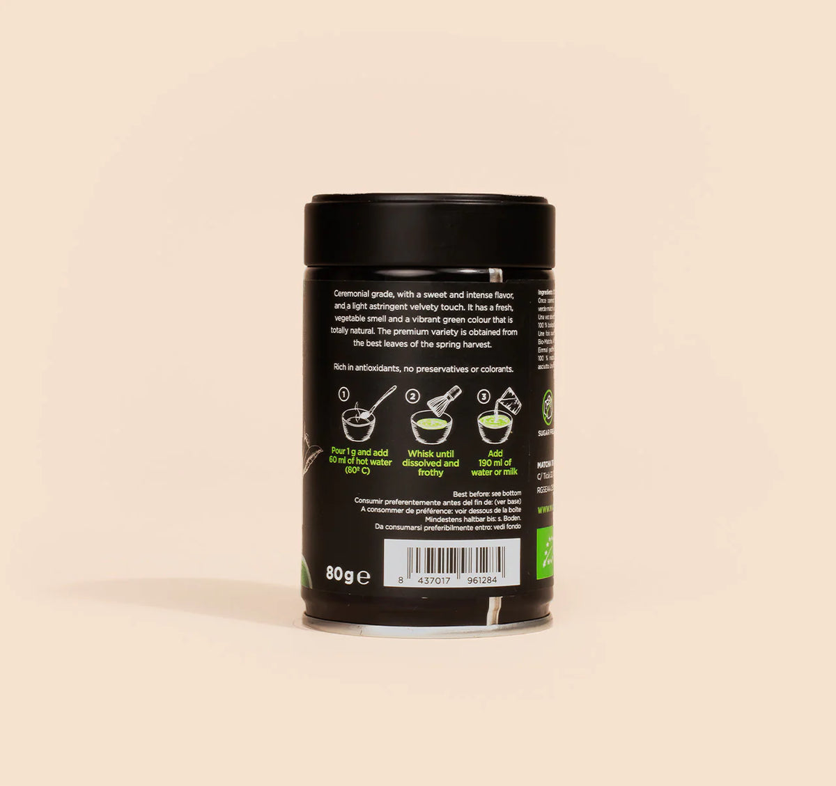 premium ceremonial grade matcha tea 80g – yahra